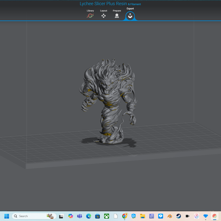 3D Printable Air Elemental by John K